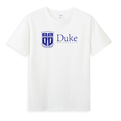 杜克大学T恤文化衫圆领纪念品男女校服半袖宽松Duke University