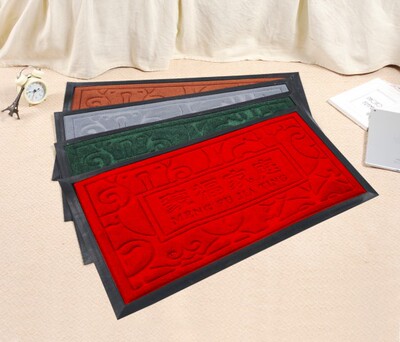入户门进门地垫大门口脚垫家用防滑丝圈垫子蒙福家庭门垫