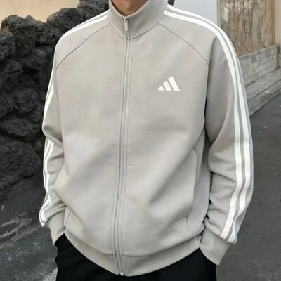 正品阿迪达斯L ST SPORTS KN TT男子运动休闲立领夹克外套KC2848