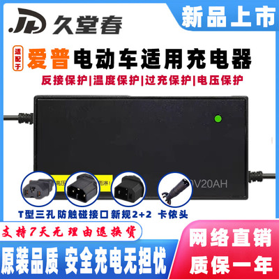 爱普电动车电瓶适配充电器电摩
