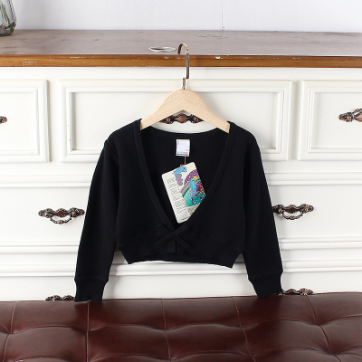 儿童纯棉长袖开衫毛衣针织衫外贸