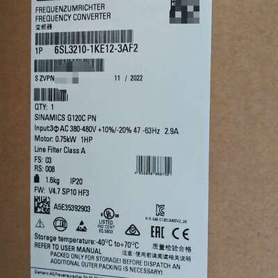 {议价}6SL3210-1KE12-3AF2/6SL32101KE1