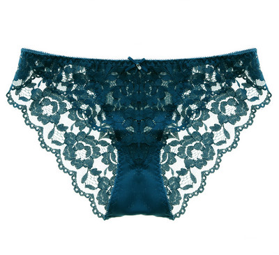 新款植物花卉透气纯棉女生三角裤