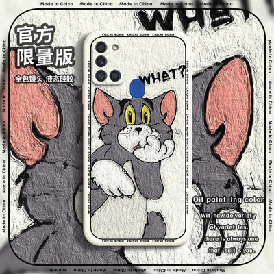油画汤姆猫杰瑞鼠手机壳