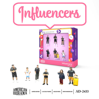American Diorama 1:64 Figure set - Influencers 合金人偶