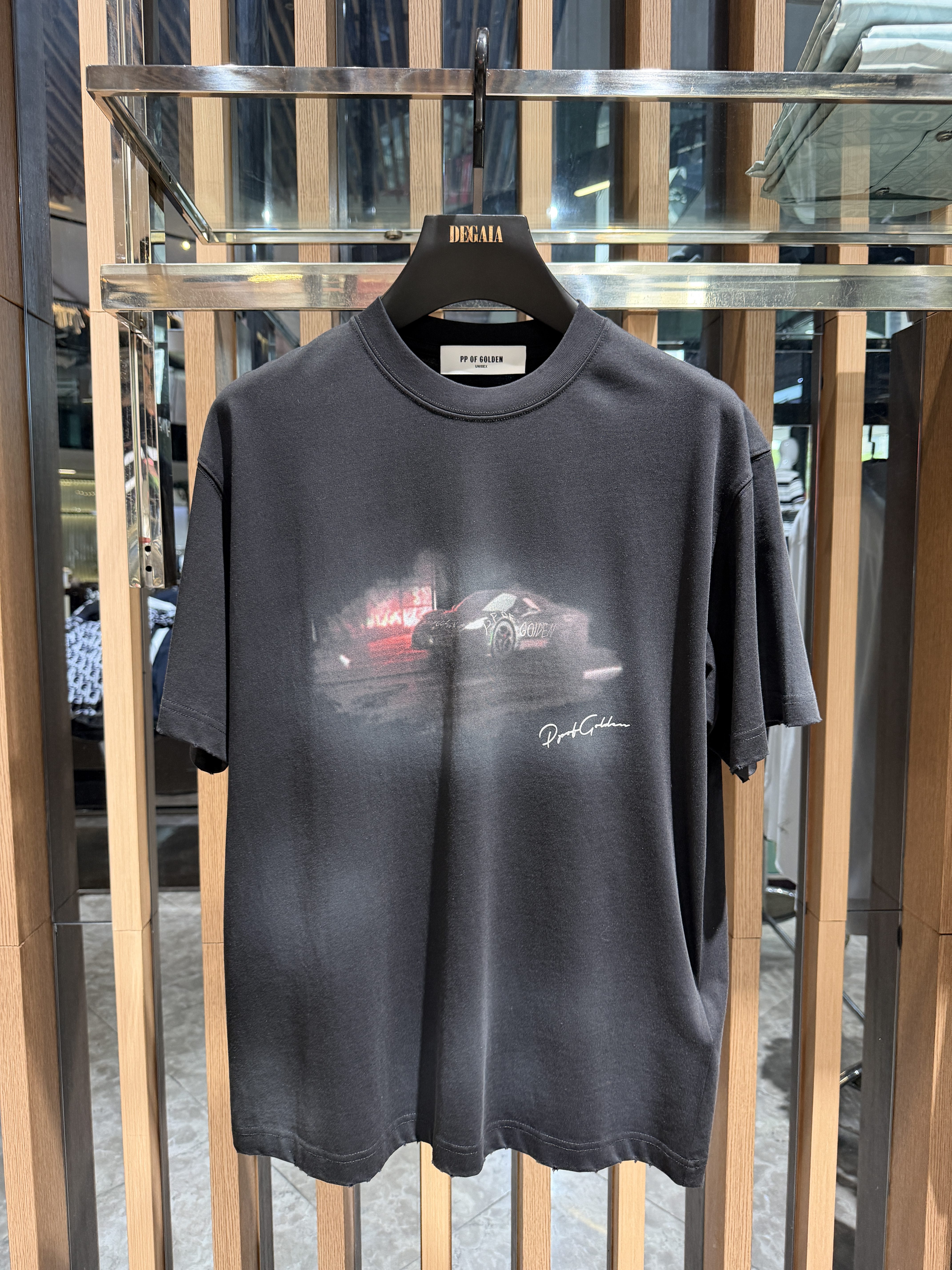 PP OF GOLDEN男装26夏季新款时尚印花短袖T恤纯棉上衣FTD55622620
