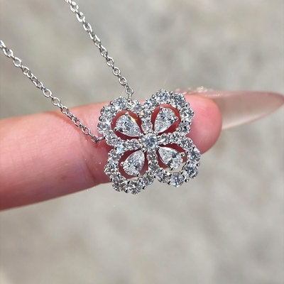 18k金钻石项链LOOP项链