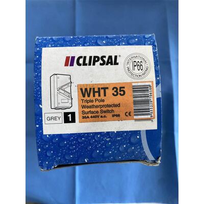 防水开关WHT35扳把开关IP66 CLIPSAL 440V 35A五防隔离
