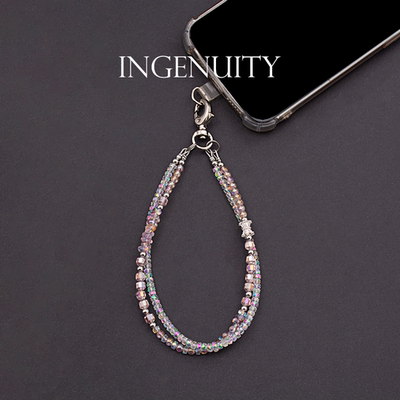 匠心手工坊小米珠手机链