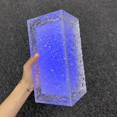 创意冰块变色小夜灯装饰卧室diy