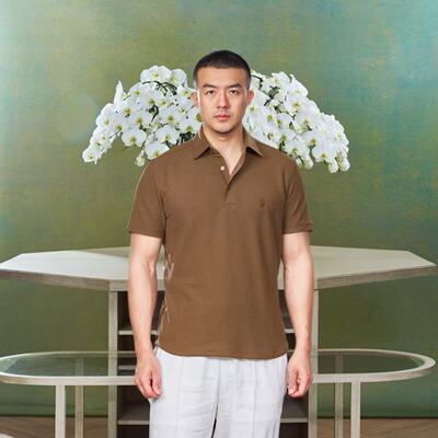 AllenXie立领Polo衫三粒扣