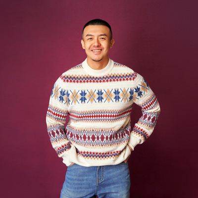 AllenXie费尔岛套头毛衣