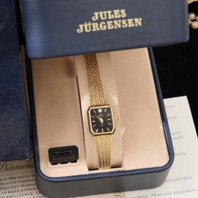 JulesJurgensen中古麦穗表带手表