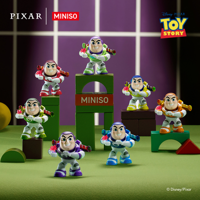 MINISO名创优品玩具总动员巴斯光年即刻行动系列icon box盲盒手办