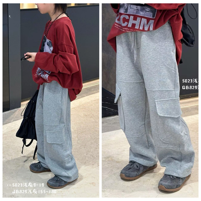 5023爱家工装裤卫裤童装春款男女童休闲裤长裤中大童