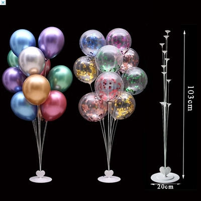 Birthday Party Balloons Stand Holder Column Confetti Ballons