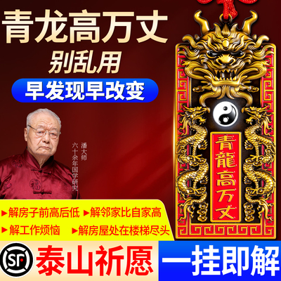 青龙高万丈隐藏款挂件铜牌镇室外宅解决邻居比自家高大门对邻居门