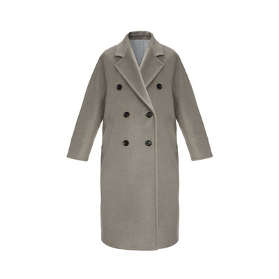 【杰哥粉丝专享】YDC28060女士全山羊绒大衣经典M家801呢子外套