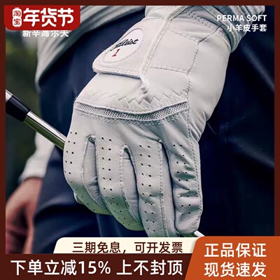 Titleist高尔夫手套男Perma羊皮