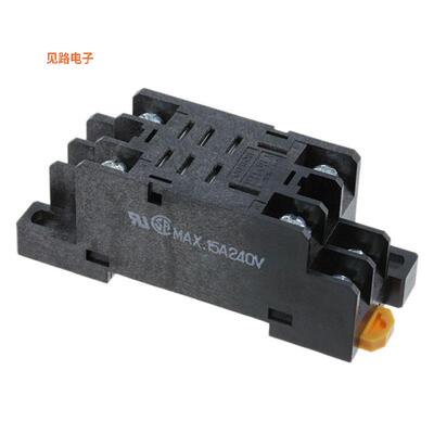 PTF08A -原装[RELAY SOCKET 8 POSITION DIN RAIL插口
