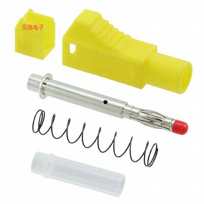 BU-3261410-4 -原装[CONN BANANA PLUG SOLDER YELLOW香蕉插头