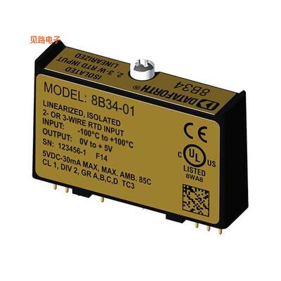 8B34-01 -[全新LINEARIZED 2-/3-WIRE RTD INPUT]