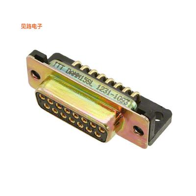 DAMM-15S-L -[全新CONN D-SUB RCPT 15POS R/A SOLDER]