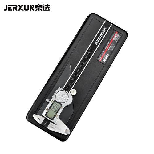 京选(JERXUN)数显游标卡尺电子记忆防水高精度150mm不锈钢测量高_虎窝淘