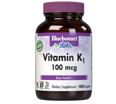 美国代BlueBonnet Vitamin维生素 K1 Caplets100粒