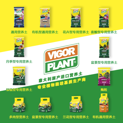 VigorPlant进口营养土养花多肉月季果蔬种菜盆通用专用有机泥碳土