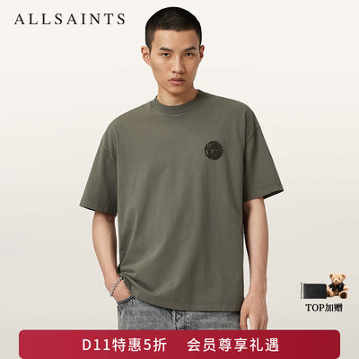 ALLSAINTS男士圆领短袖T恤