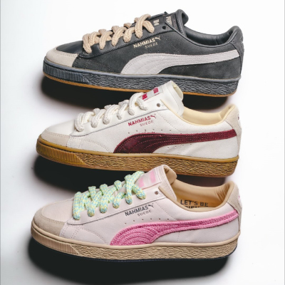 代购PUMA x NAHMIAS Suede彪马联名复古麂皮运动休闲板鞋男女低帮