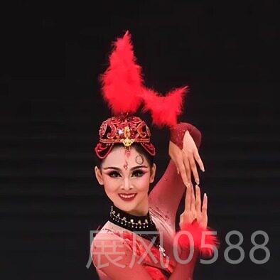 高档哈萨克舞蹈出演服装舞蹈服新族焰疆民族舞台演出服艺考舞蹈剧