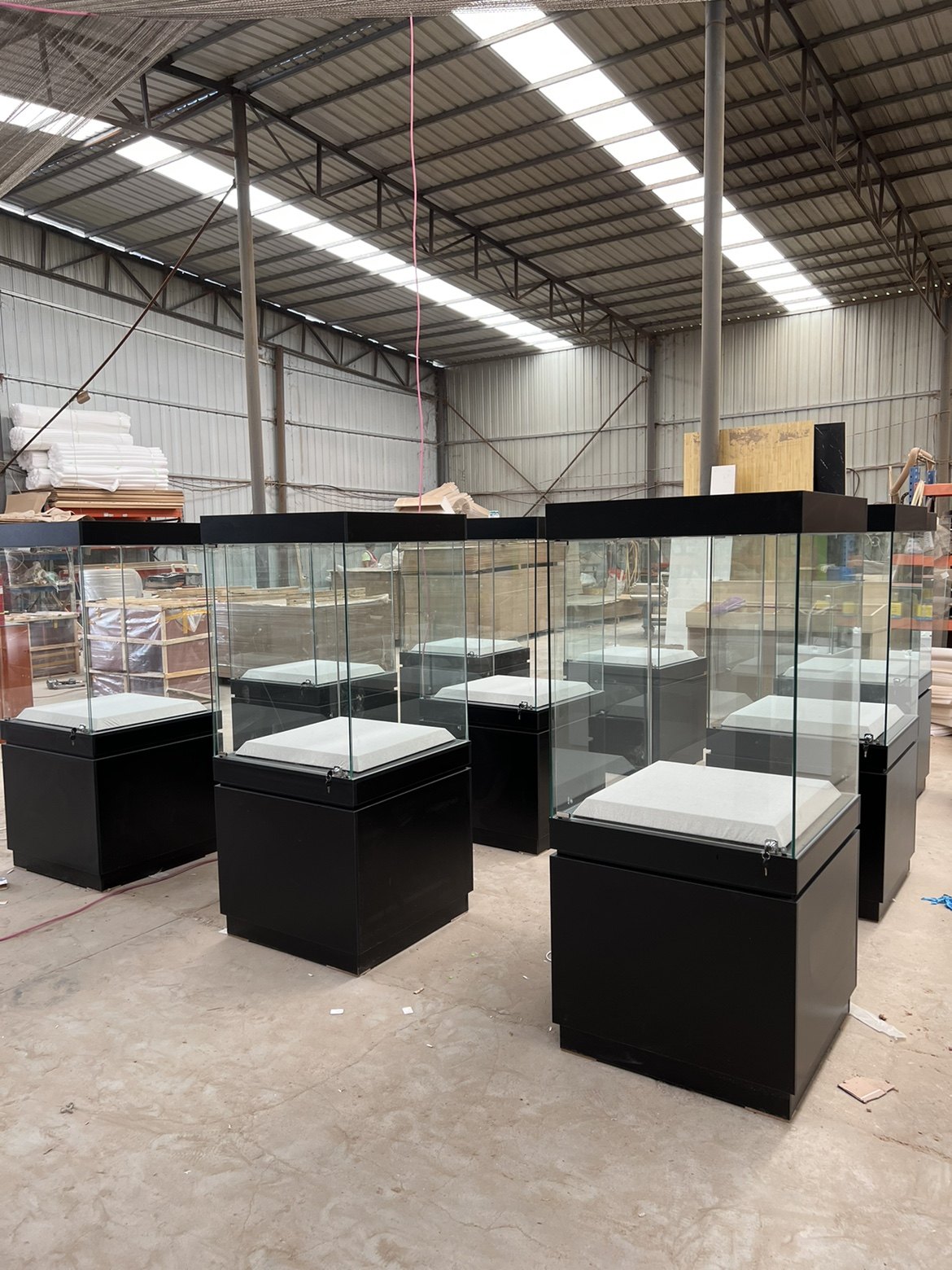 博物馆展柜手办模型玻璃柜台产品展示柜多功能玉器文物展览陈列柜_虎窝淘