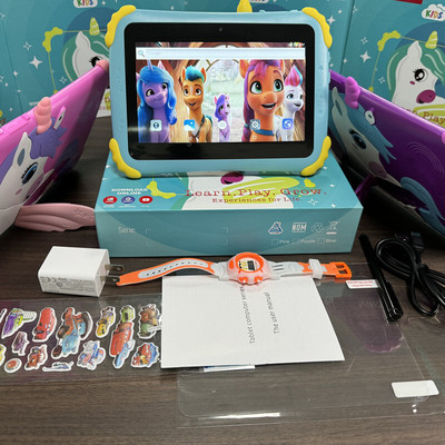 7寸儿童平板电脑6 128GB安卓Tablet PC Android 13 WIFI跨境 工厂