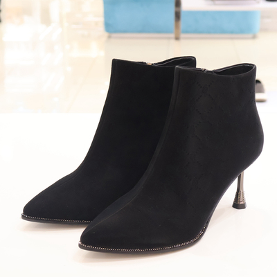 卡迪娜女鞋 KA251522 2025年冬靴中跟时装靴商场新品