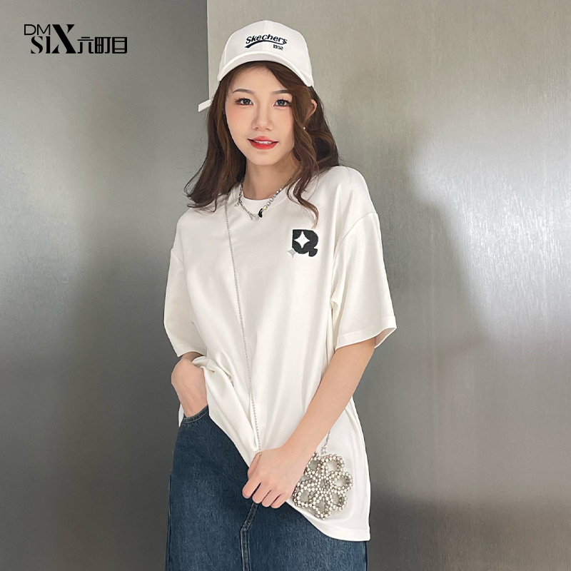 欧货2023秋季新款大码宽松牛仔哈伦裤女显瘦个性口袋潮流九分垮裤_虎窝淘