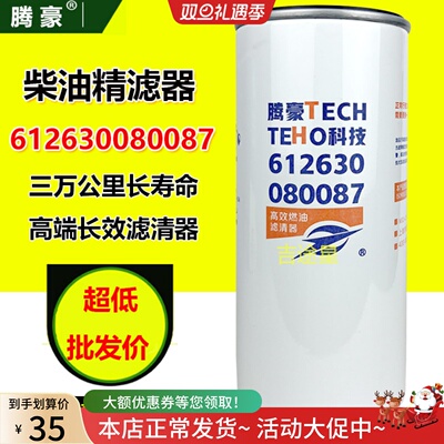 612630080087适配潍柴P10/P12柴滤芯CX1023E/CLX-239A/WDK11102-4