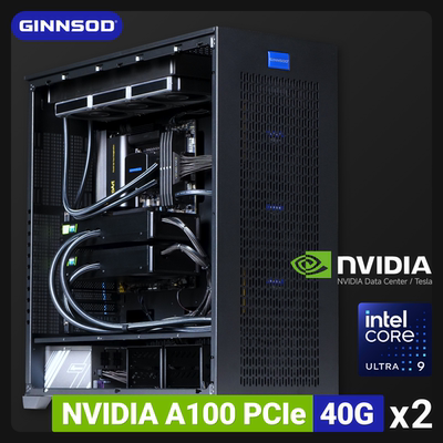 双卡A10040G水冷版超静音NV主机