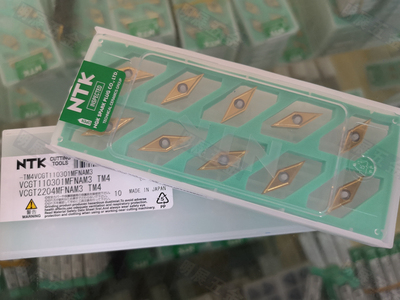 正品VCGT110301MFNAM3 TM4日本NTK精车不锈钢数控刀片R0.1角