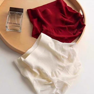 CCRED收腹提臀透气舒适女士内裤高弹微塑身无痕性感蕾丝三角底裤