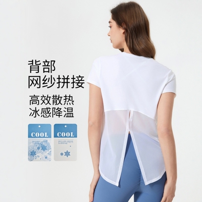 夏季新款时尚休闲速干短袖T恤女