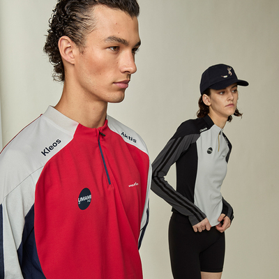 UMAMIISM撞色防晒训练服球衣T恤