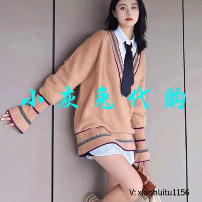 2折特卖 小灰兔专柜正品代购 学院风V领毛衣5399579-7T30453-003