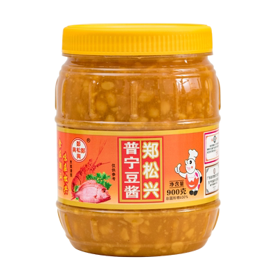 郑松兴大罐装海鲜粥白切普宁豆酱