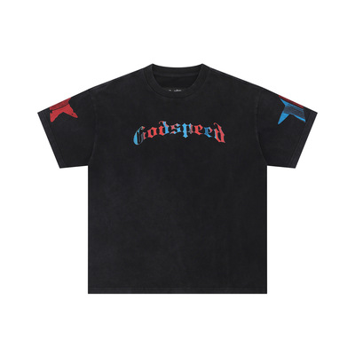 GODSPEED Pastel Cowboy美潮流行青年男女夏季圆领潮牌T恤短袖潮