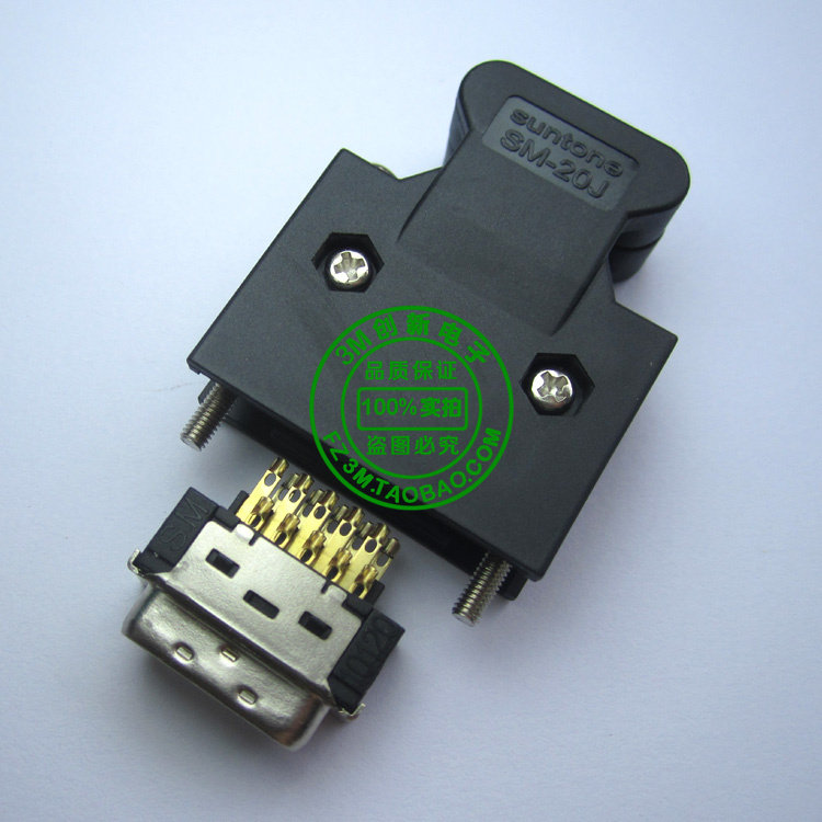 正品台湾SM-20J SUNTONE连接器 20芯SCSI 20P 10320台达CN2插头_虎窝淘