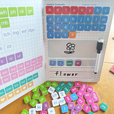 自然拼读游戏磁力贴英语启蒙教具