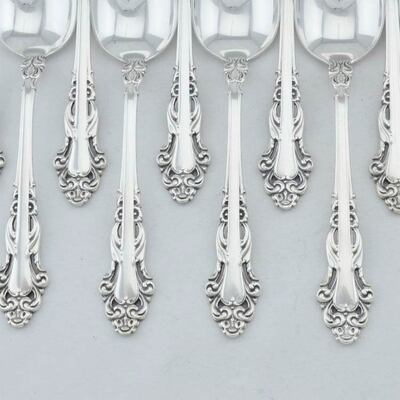 美国Reed&Barton纯银茶匙/小餐勺 1967年伟大文艺复兴款 价格实惠