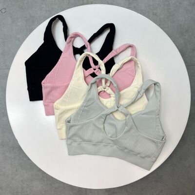 聚拢防震速干美背瑜伽文胸